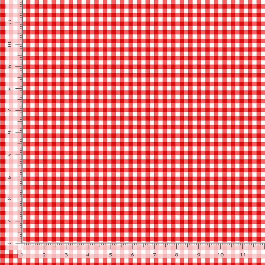 Orchard Valley Red Gingham Fabric by Timeless Treasures 3/16 ...