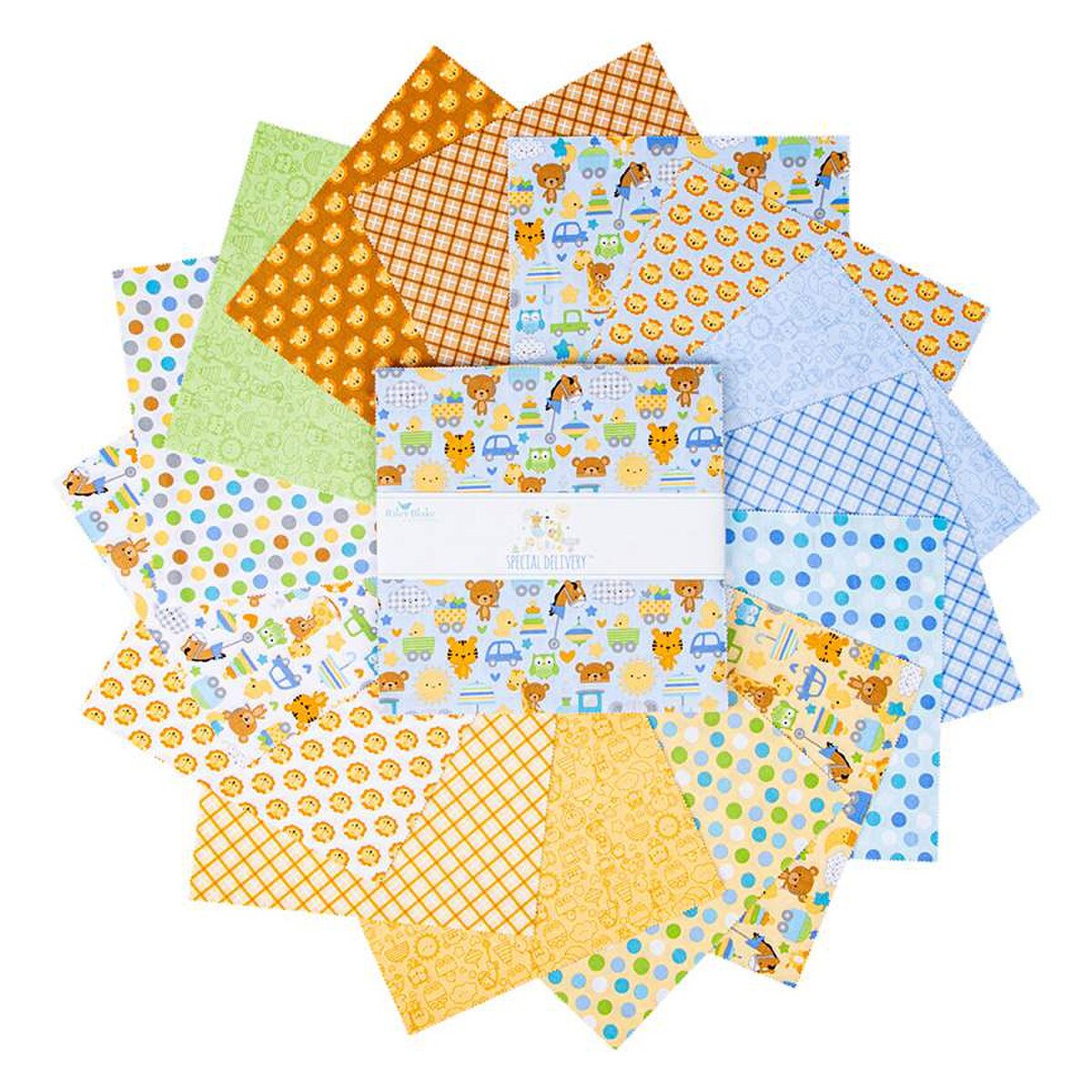 Special Delivery 10" Squares, 42 Pcs by Riley Blake Designs, Baby Quil ...